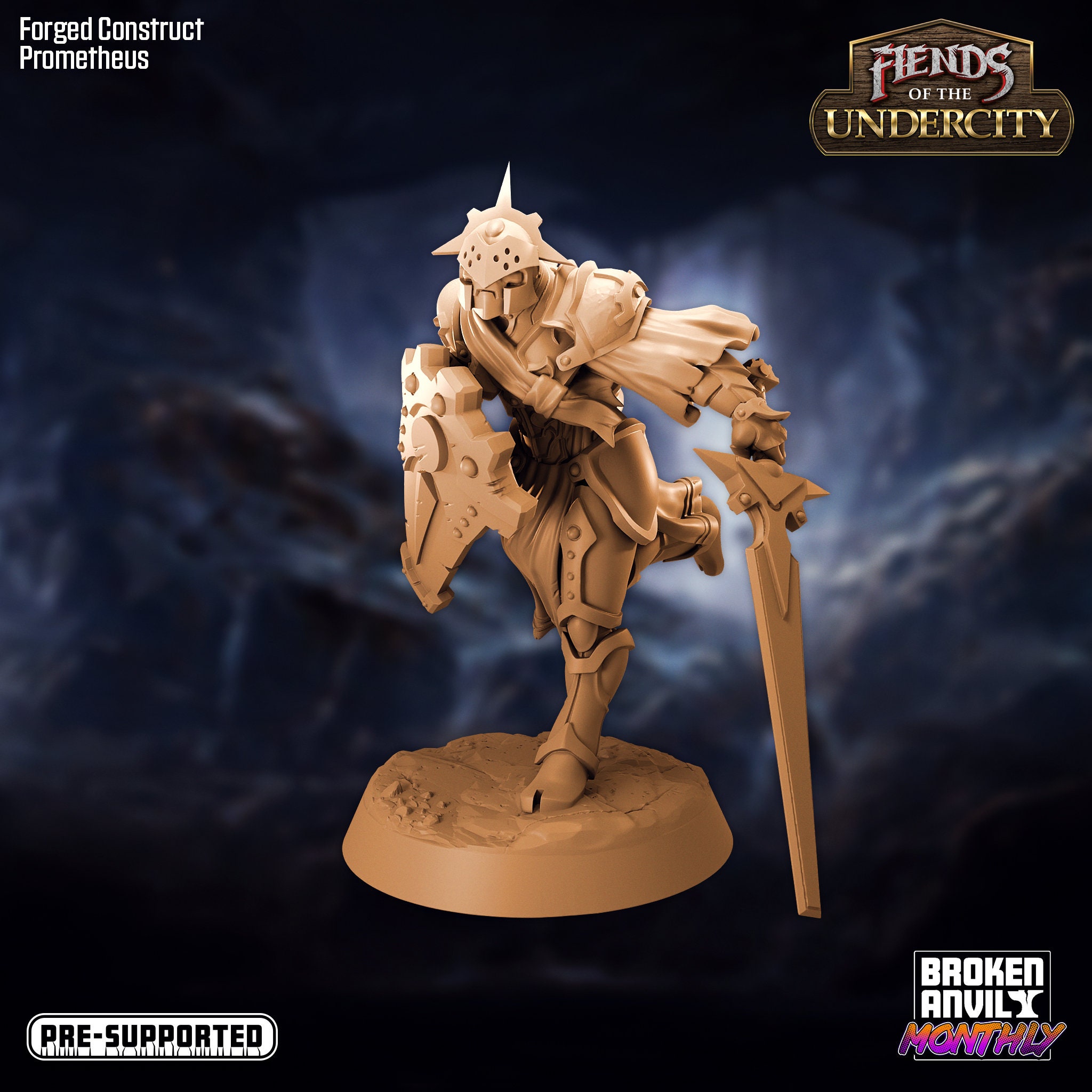 Warforged Miniature -D&D 5e - Dungeons and Dragons - Pathfinder ...