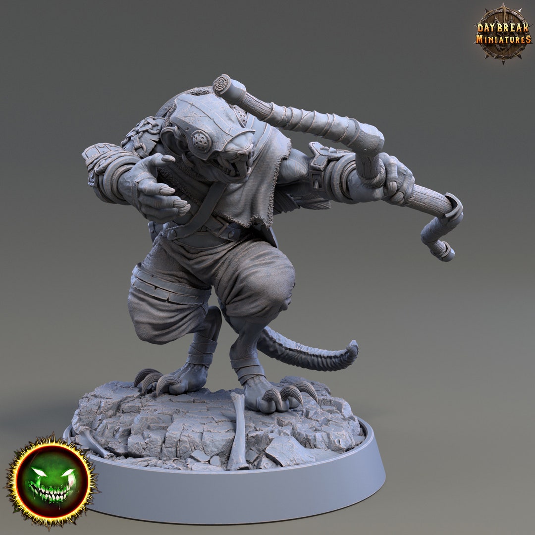 Cultro Snotarrow- Ratman Miniature- the Sharkharts of Bony Fields ...