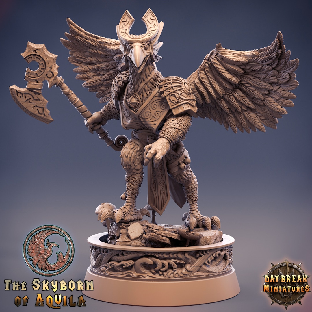 Aarakocra Miniature Haim Fireflight Skyborn Of Aquila Daybreak