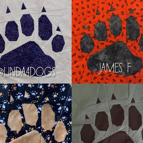 Geometric Moose Foundation Paper Pieced Quilt Pattern Block - Etsy