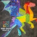Flying Dragon Foundation Paper Pieced Quilt Pattern Block Fantasy Book ...