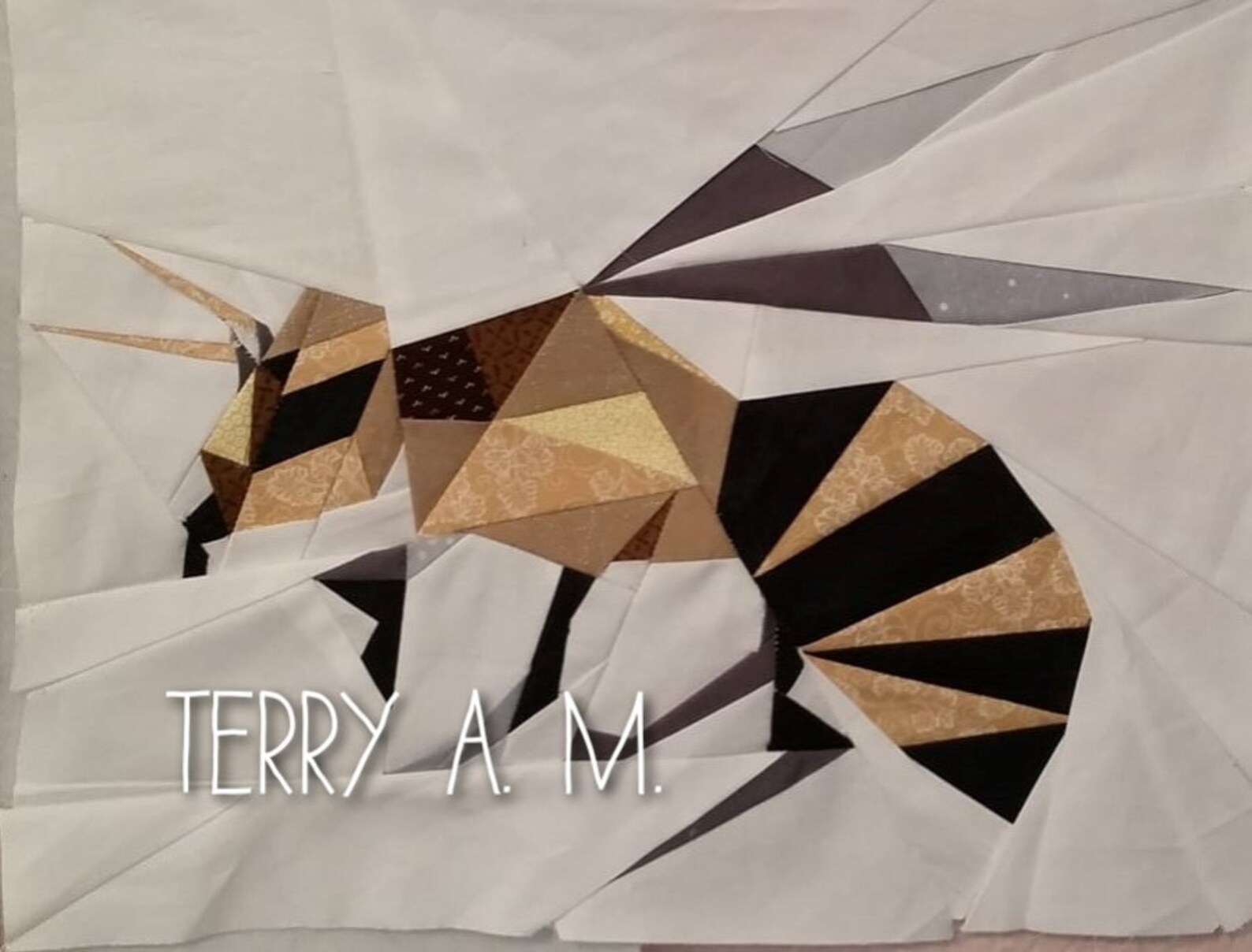 Geometric Honey Bee Foundation Paper Pieced Quilt Pattern | Etsy