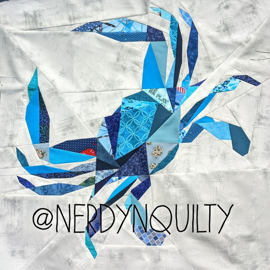 Geometric Crab Foundation Paper Pieced Quilt Pattern Block From the ...