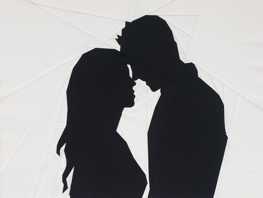 Romantic Couple Netherlands Paper Pieced Quilt Pattern Block - Etsy