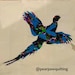 Geometric Pheasant Foundation Paper Pieced Quilt Pattern Block From the ...