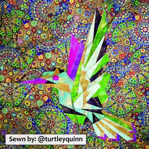 Geometric Hummingbird Foundation Paper Pieced Quilt Pattern Block From ...