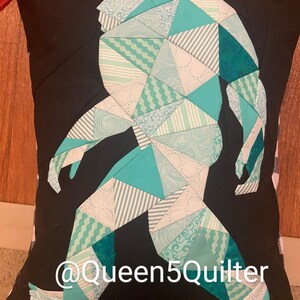 Geometric Sasquatch Foundation Paper Pieced Quilt Pattern Block From ...