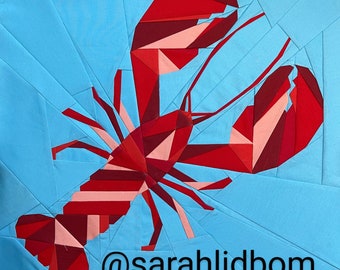 Geometric Otter Foundation Paper Pieced Quilt Pattern Block | Etsy