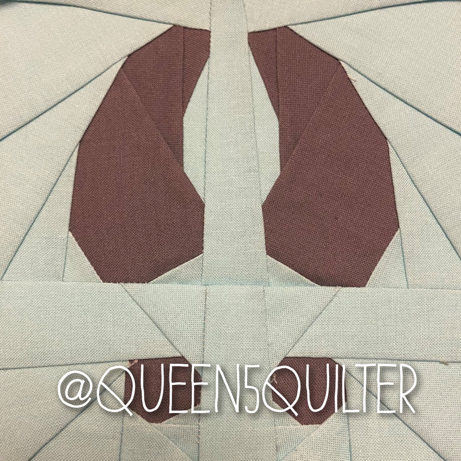 Elk Print Foundation Paper Pieced Quilt Pattern Block From the | Etsy