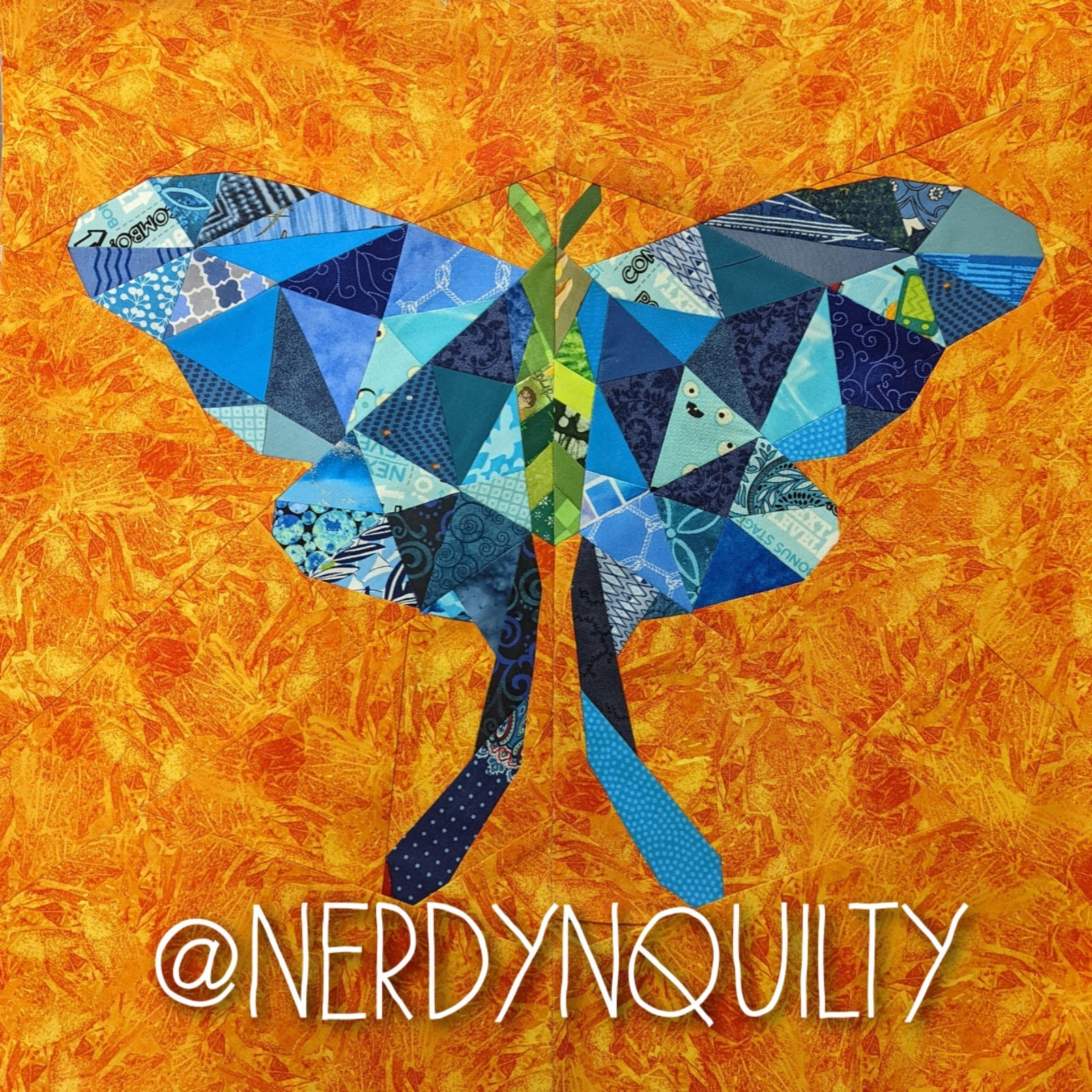 Geometric Luna Moth Foundation Paper Pieced Quilt Pattern - Etsy