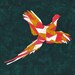 Geometric Pheasant Foundation Paper Pieced Quilt Pattern Block From the ...
