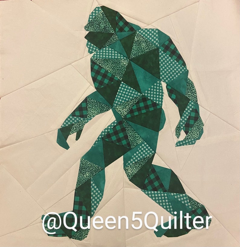 Geometric Sasquatch Foundation Paper Pieced Quilt Pattern - Etsy
