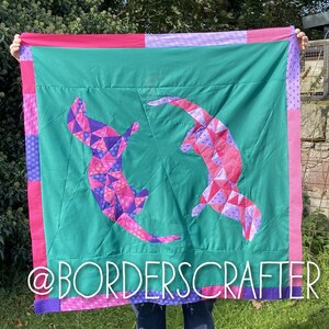 Geometric Otter Foundation Paper Pieced Quilt Pattern Block From the ...