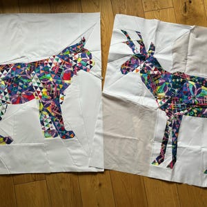 Geometric Bobcat Foundation Paper Pieced Quilt Pattern Block From the ...