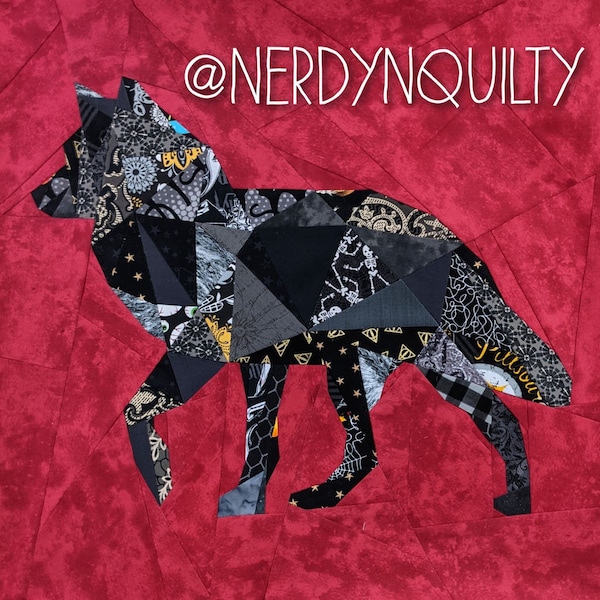 Wolf Quilt Pattern - Etsy