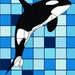 Orca Whale Paper Pieced Quilt Pattern Block - Etsy Canada