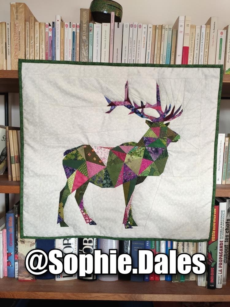 Geometric Elk Foundation Paper Pieced Quilt Pattern Block From | Etsy