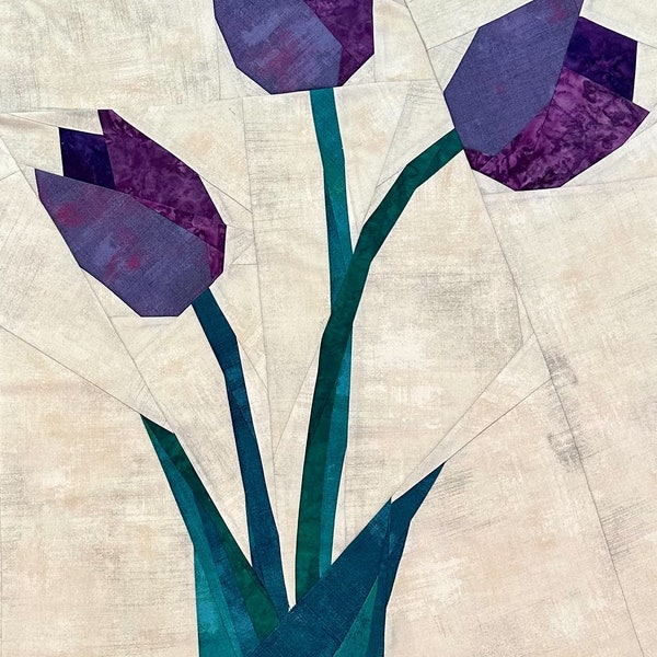Tulip Quilt Pattern - Etsy