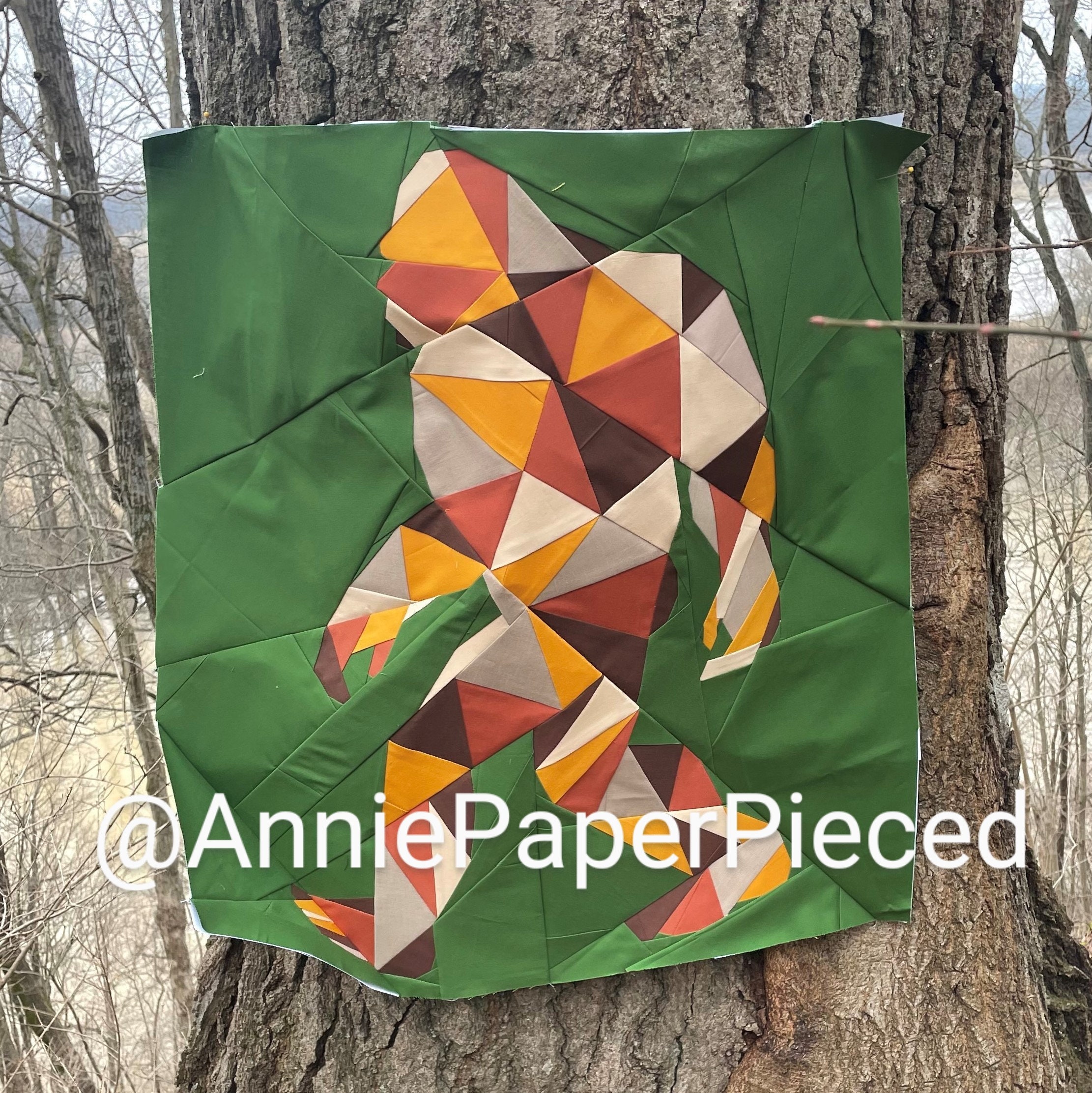 Geometric Sasquatch Foundation Paper Pieced Quilt Pattern - Etsy