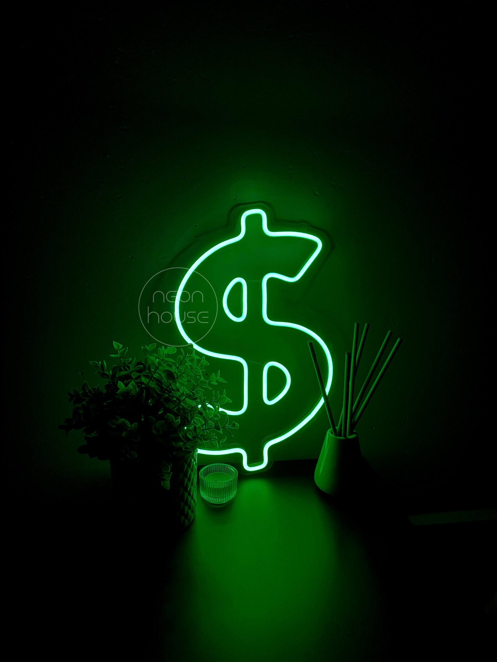 Dollar Neon Sign Money LED Neon sign Custom Neon Sign | Etsy