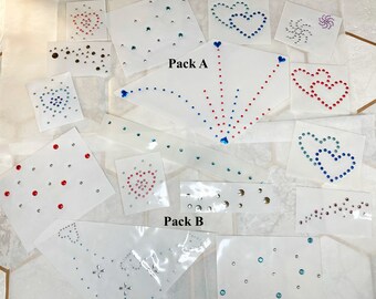 Rhinestone Iron on Transfer Hot Fix Firework Clear - Etsy