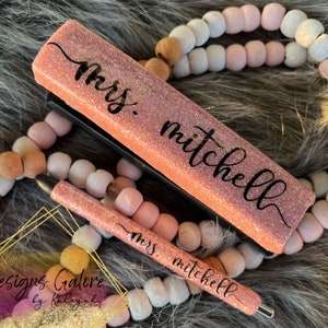 Glitter Stapler and Pen Set | Glitter Epoxy Stapler | Glitter Epoxy ...