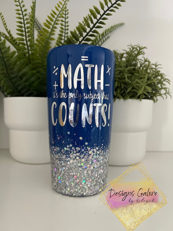 Math Teacher Tumbler Math Teacher Gift Gift for Math - Etsy