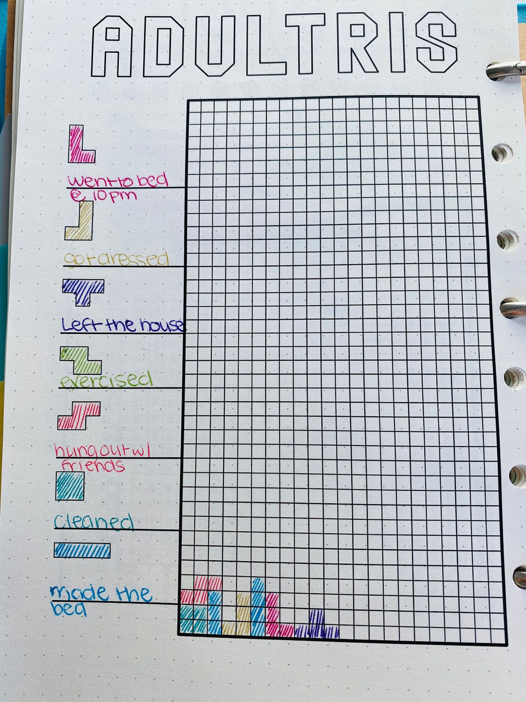 Printable Adultris for Bullet Journal - Etsy