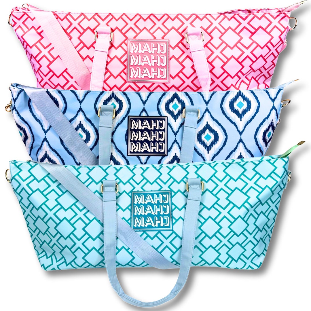 Premium Mahjong Tote Bag | Zipper, Oversized, Perfect Width & Height ...