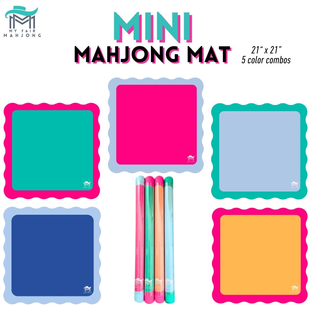 MINI MAHJONG MAT | Color Wave | 21" X 21" - Etsy