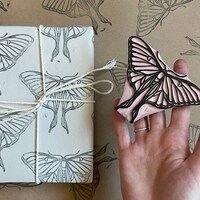 Cecropia Moth 1647K Beeswax Rubber Stamps Unmounted, Cling, Mounted ...