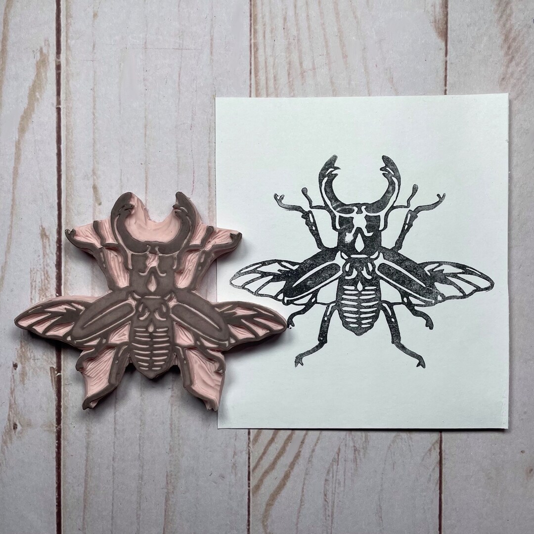 Stag Beetle Stamp - Etsy