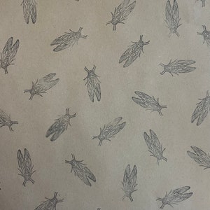 Small Cicada Stamp / Hand-carved / Rubber Stamp / Bug / Insect / Cicada ...