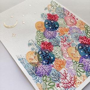 Spring Night,original Painting,a4 Size - Etsy Canada