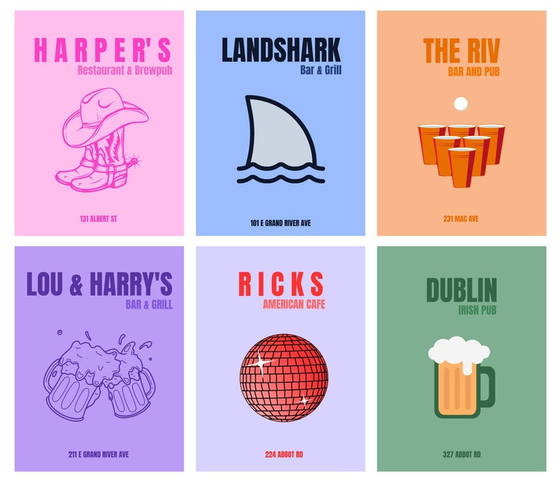 Michigan State Bar Posters - Etsy