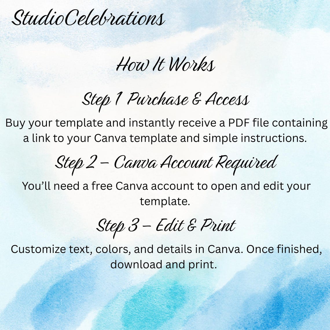 Bar Drinks Menu Template | Editable Canva Menu | Instant Download ...