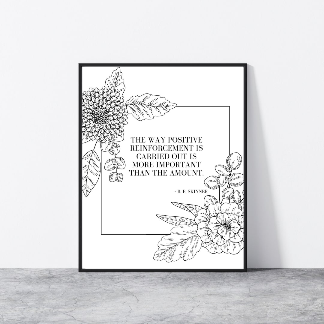 ABA | Applied Behavior Analysis Printable -positive Reinforcement ...