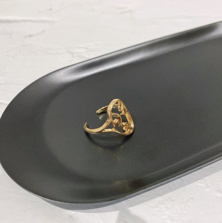 Face Ring Unique Ring Smiley face ring Abstract face Ring | Etsy