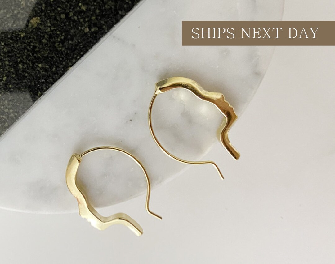 2 Pairs Wire Face Earrings, Abstract Earrings, Face Outline Earrings ...