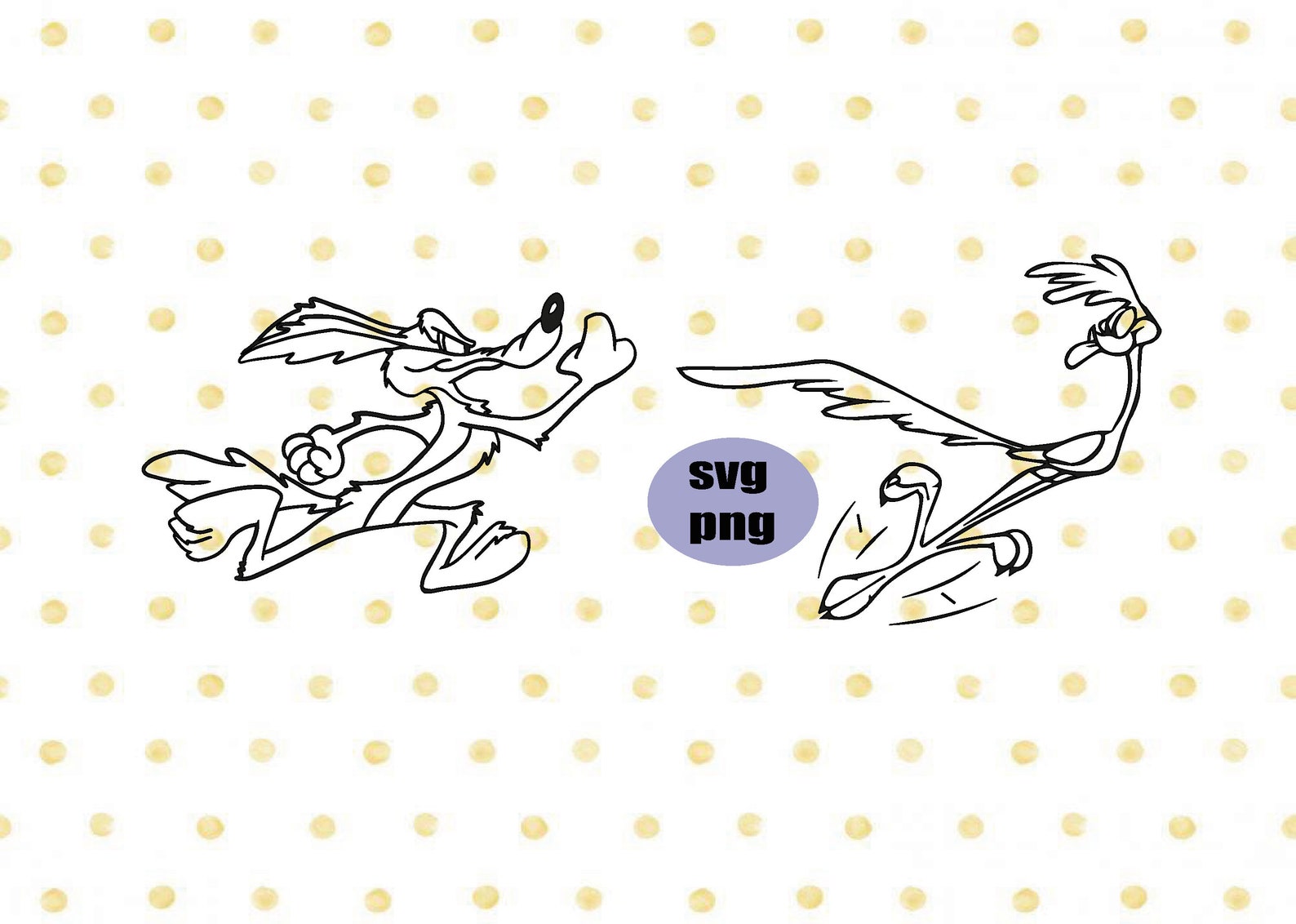 Coyote And Roadrunner Cartoon Svg File Wile E Coyote Svg Cut File Funny The Best Porn Website