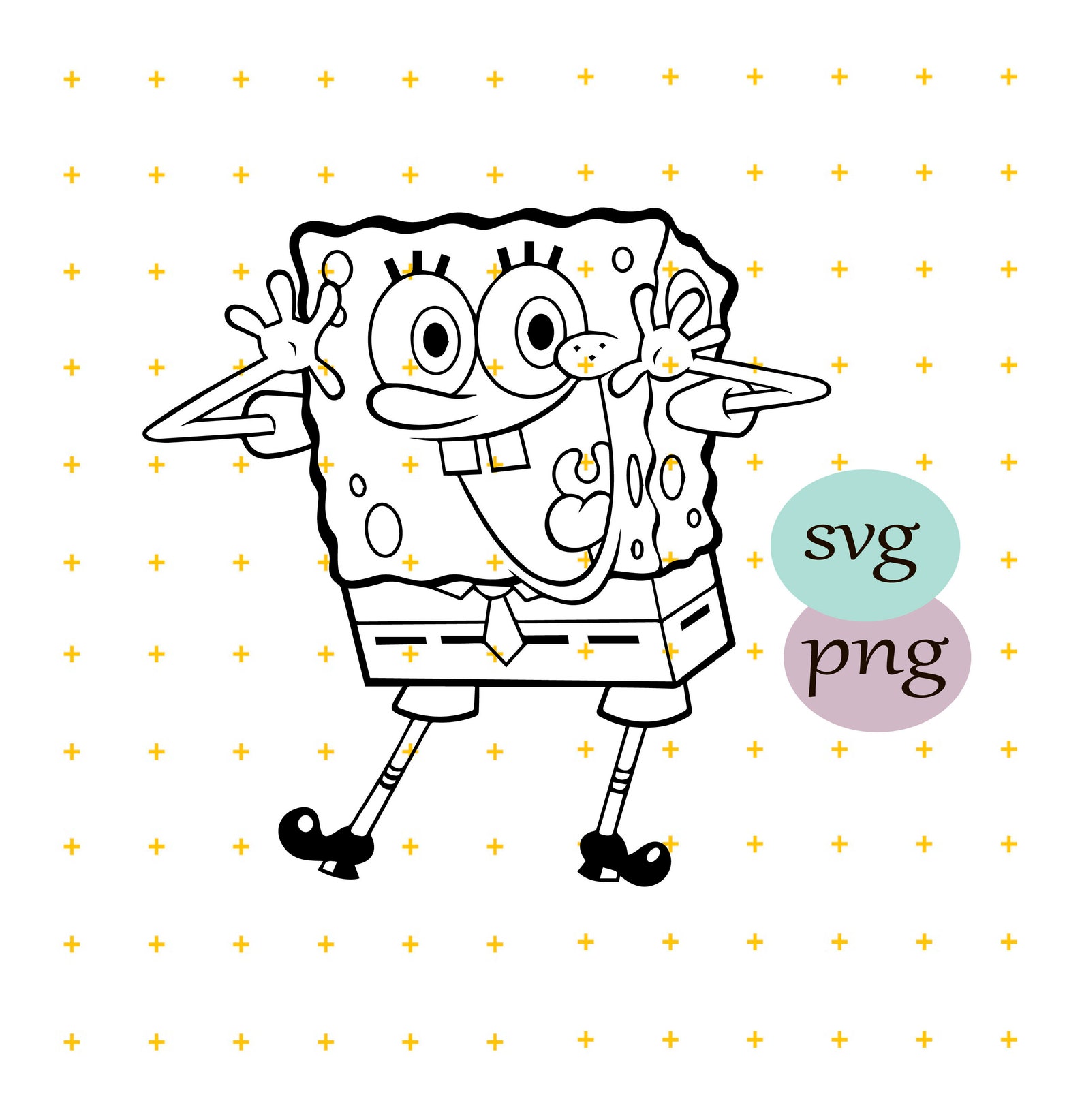 Spongebob Squarepants SVG Spongebob SVG Spongebob PNG | Etsy