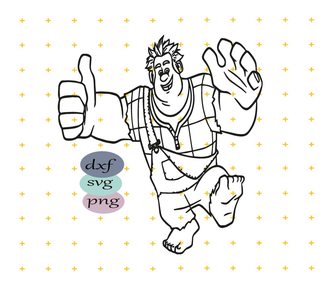 Wreck It Ralph Svg Ralph Svg Wreck It Svg Disney Ralph Svg Etsy | My ...