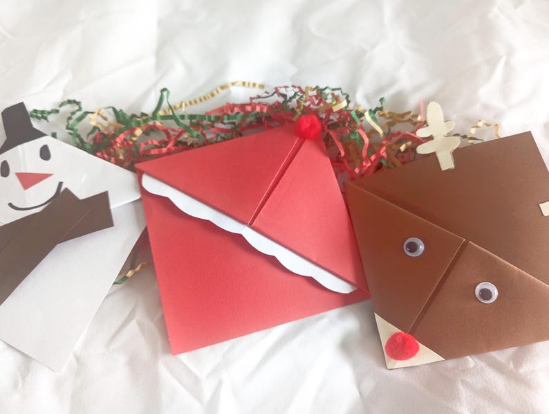 Handmade Christmas Character Book Corner Bookmark Set - Etsy