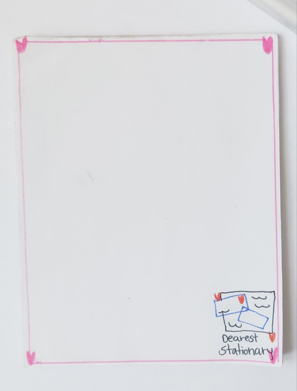 Heart Shape Pattern Small Notepad Heart Pattern Memo Pad | Etsy India