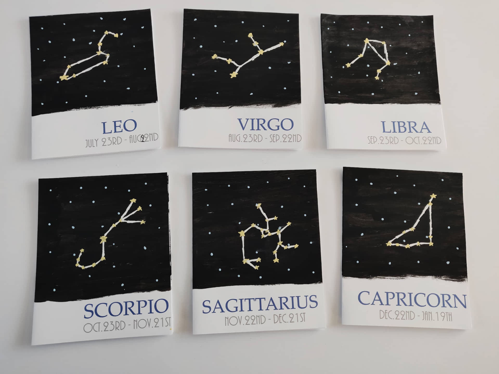 Constellation Horoscope Sign Birthday Cards, Constellation Birthday ...