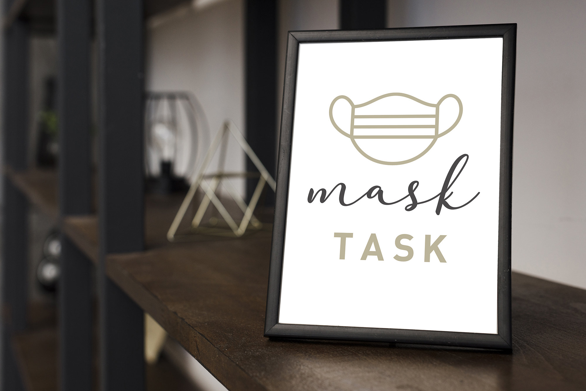 Mask Task-printable Mask Sign Mask Reminder Sign Printable - Etsy