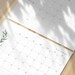 2022 Calendar Printable Botanical Calendar Template Desk - Etsy Canada