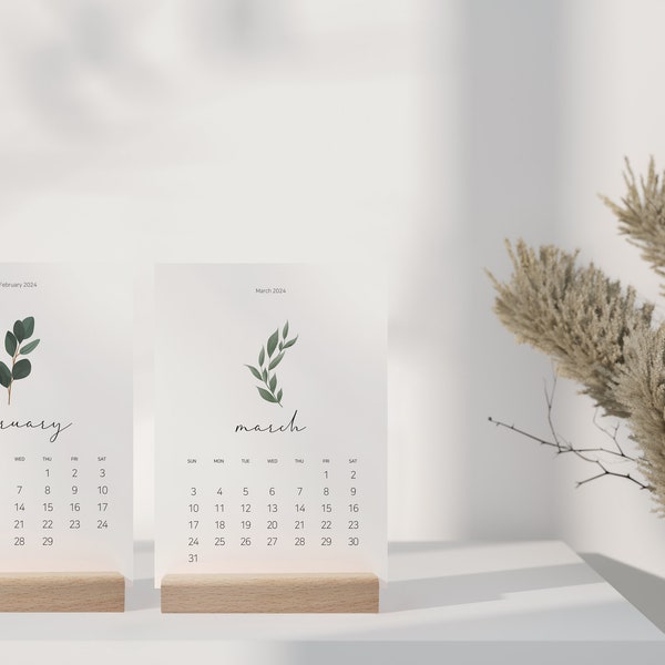 Desk Calendar - Etsy