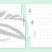 2022 Calendar Printable Botanical Calendar Template Desk - Etsy Canada