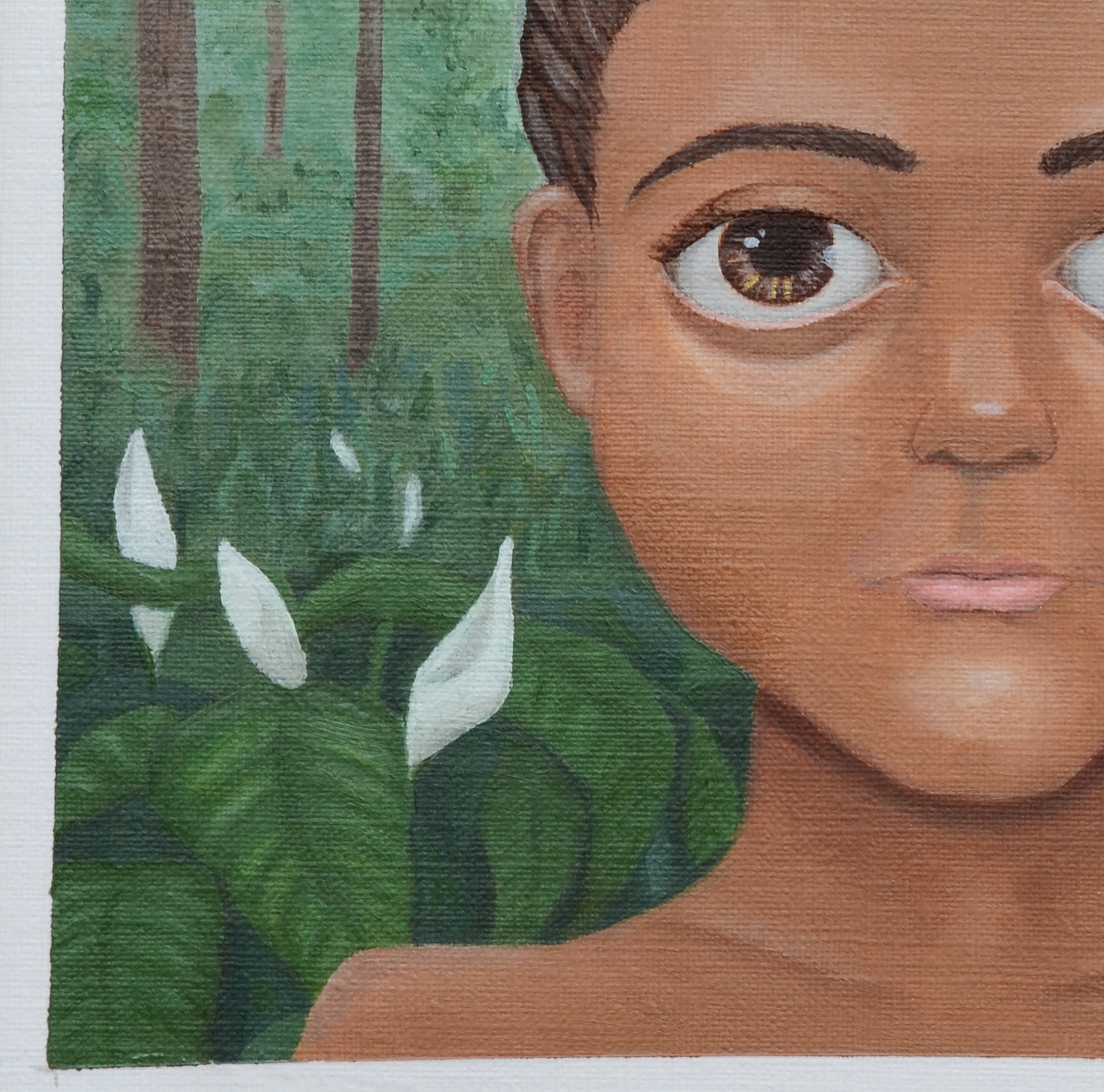 The Burden of Spring, Original Oil Painting on Paper, 8x11 by Denise ...